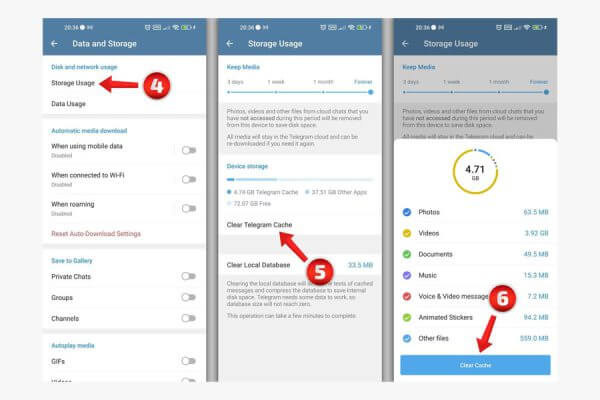 How To Clear Telegram Cache? (Android & IOS & Windows)