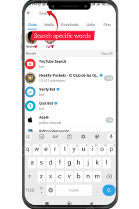 How To Search Your Message History In Telegram?